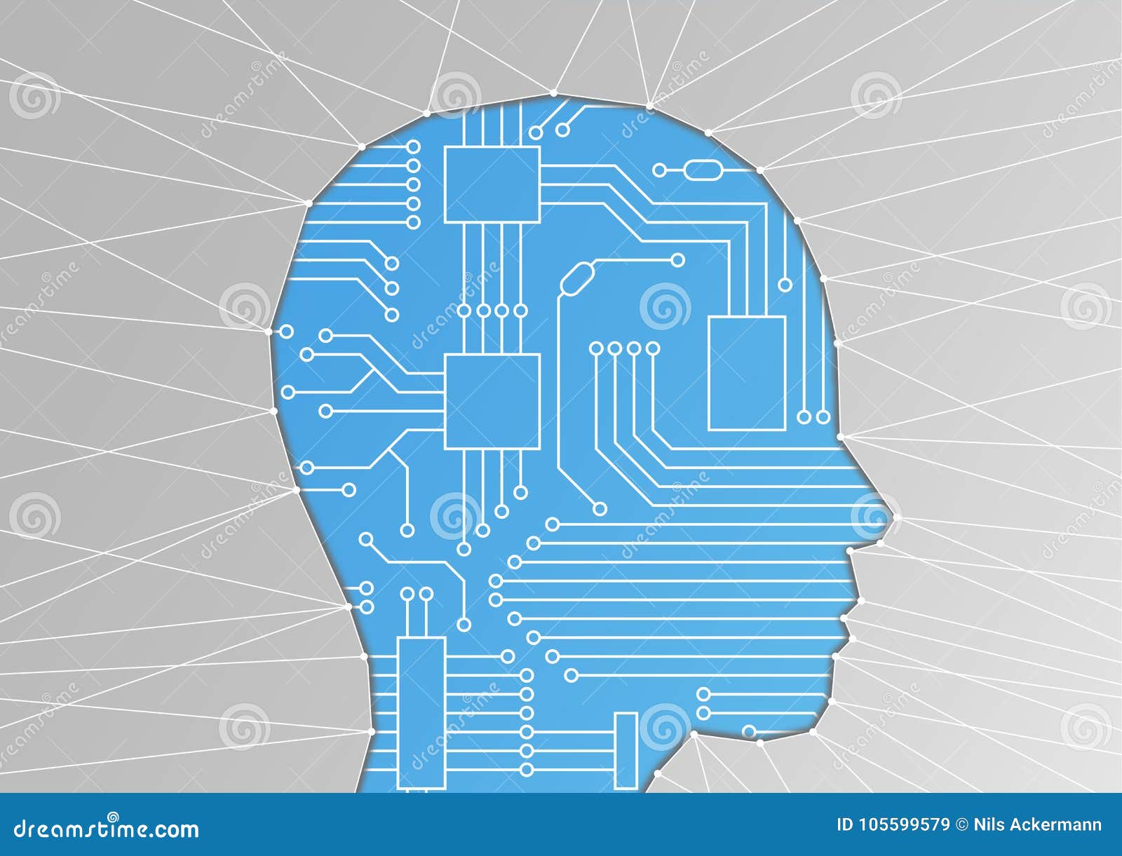 Artificial Intelligence / AI Or Machine Learning / Digitization Concept ...