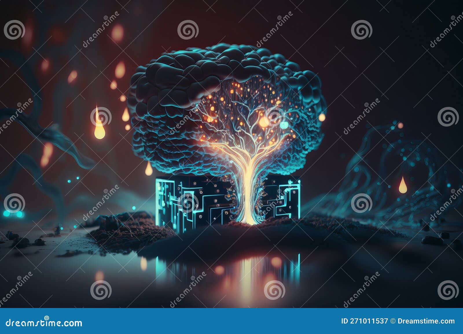 Artificial Intelligence AI Machine Learning or Research of Robot and ...