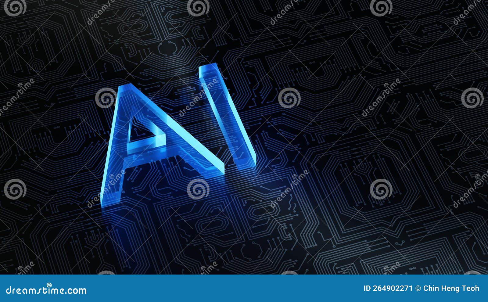 Artificial Intelligence AI Neural Network Digital Brain Machine Deep ...