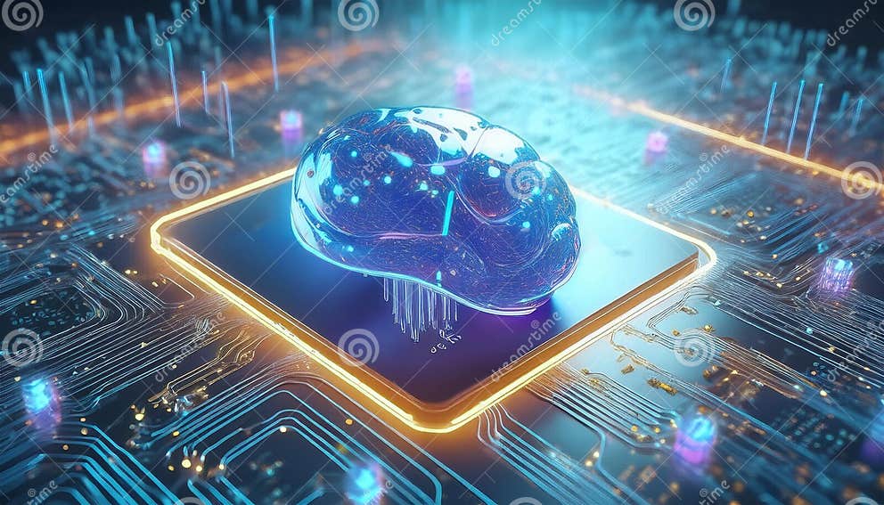 Artificial Intelligence AI Neural Network Digital Brain Machine Deep ...