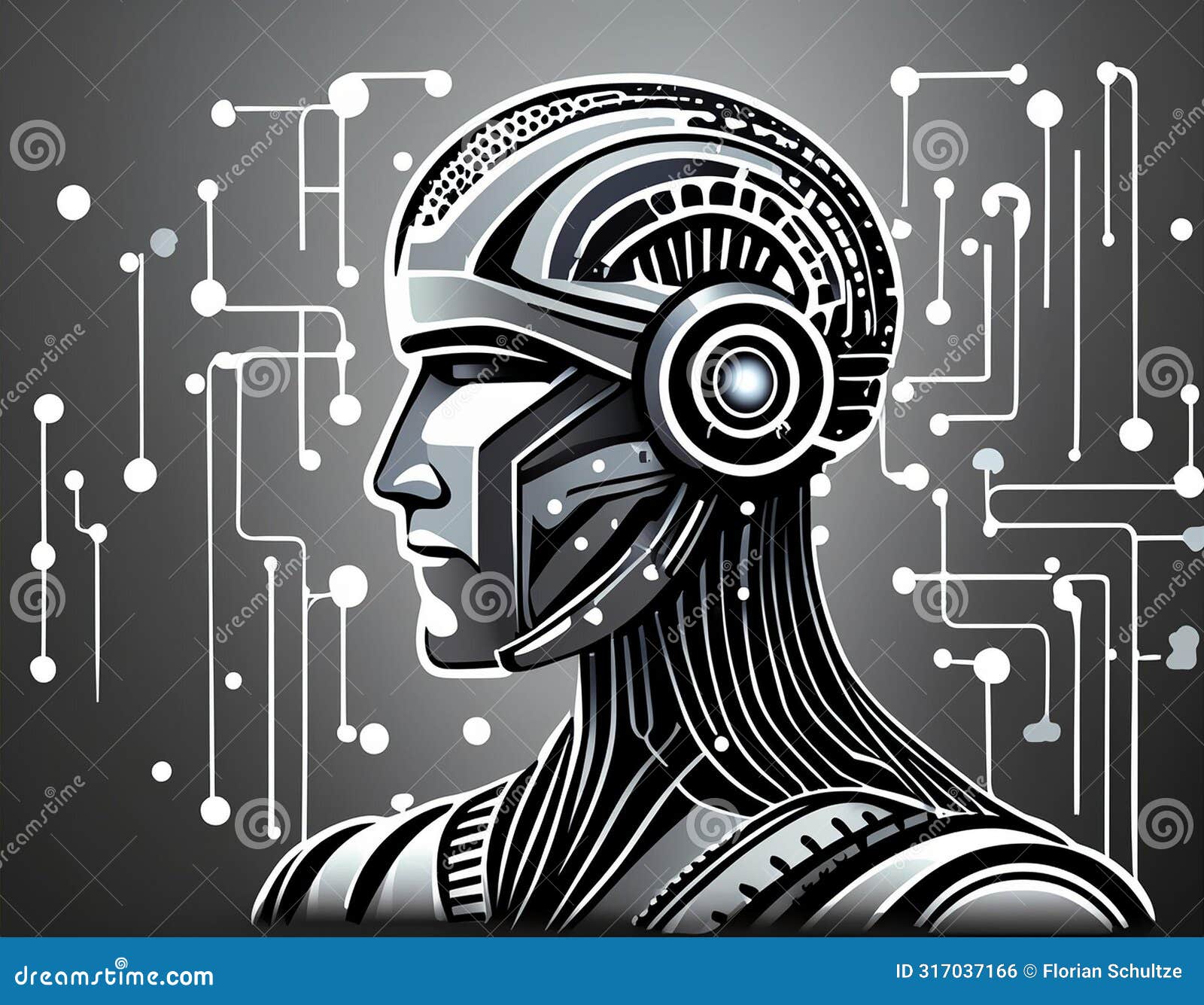 Artificial Intelligence AI Pictogram. Technology Related To Artificial ...