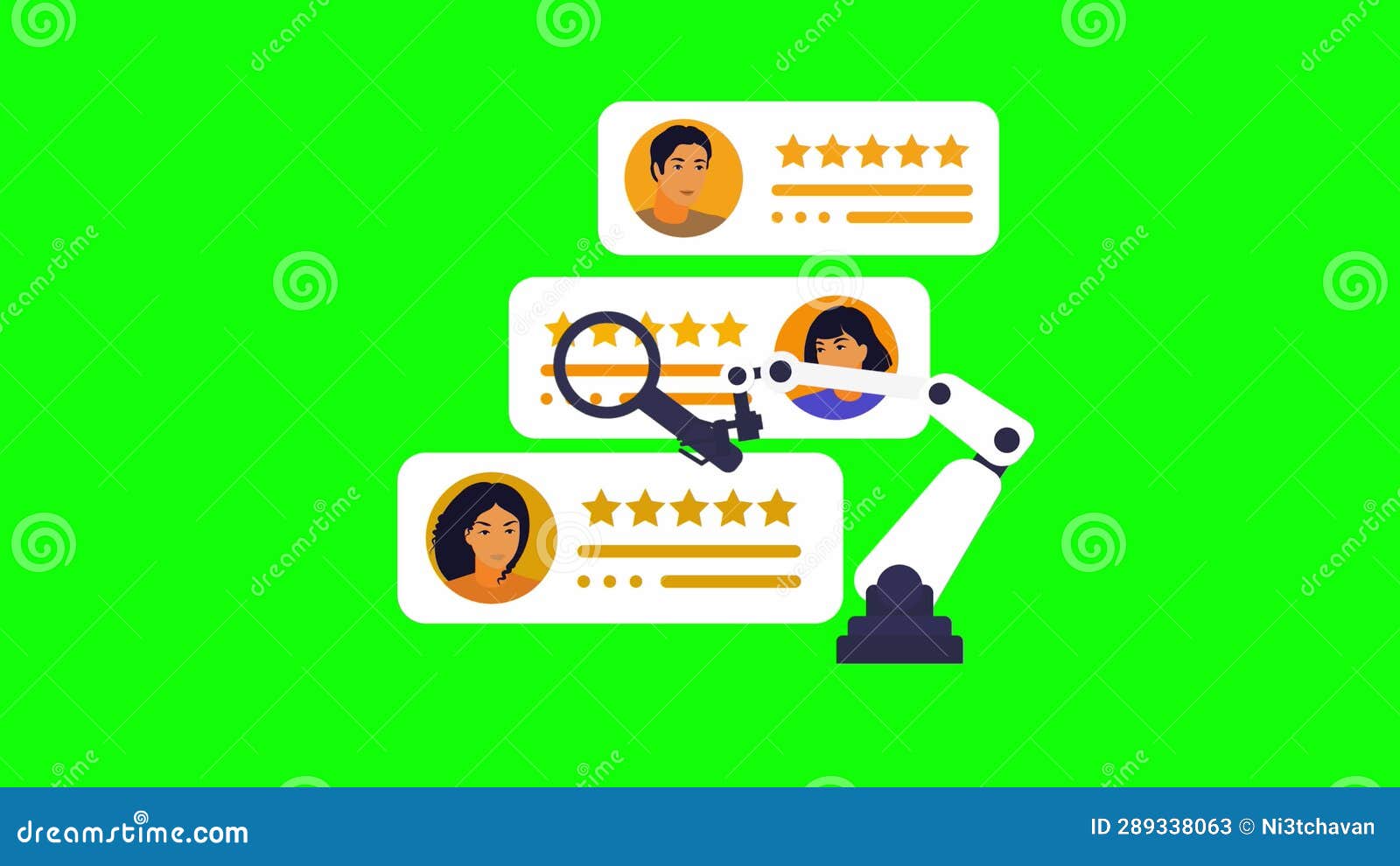 Artificial Intelligence AI Recruiting Human Workforce. 4K Stock Video ...