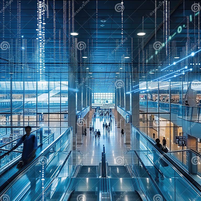 Artificial Intelligence in Airports, Integration, Computer, Android ...