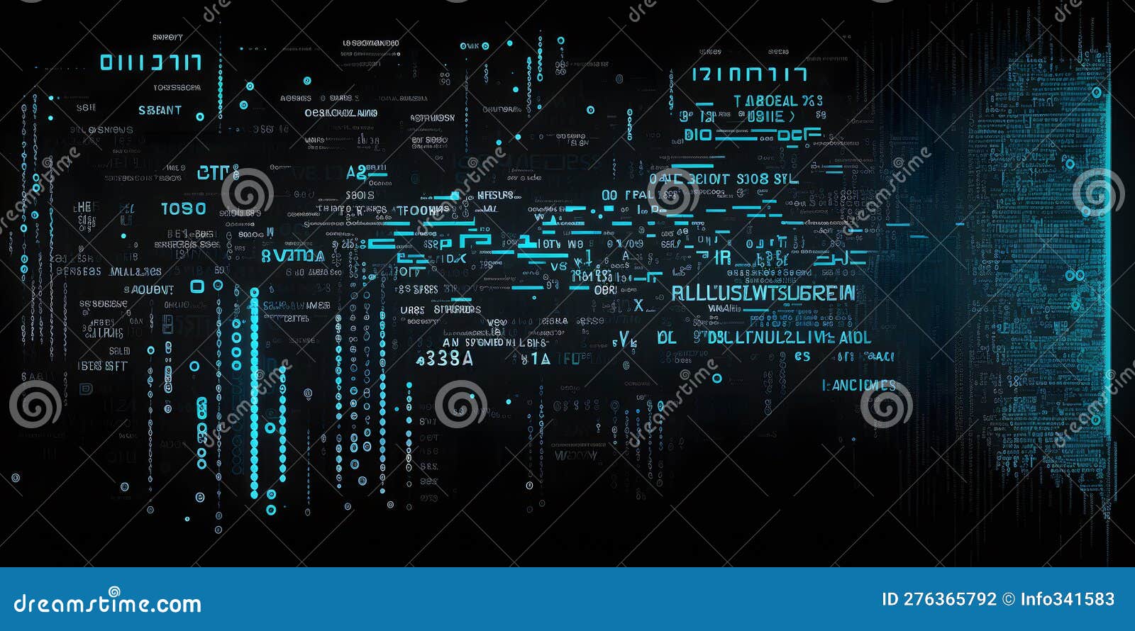 An Artificial Intelligence Algorithm Analyzing and Interp Three Created with Generative AI Stock ...