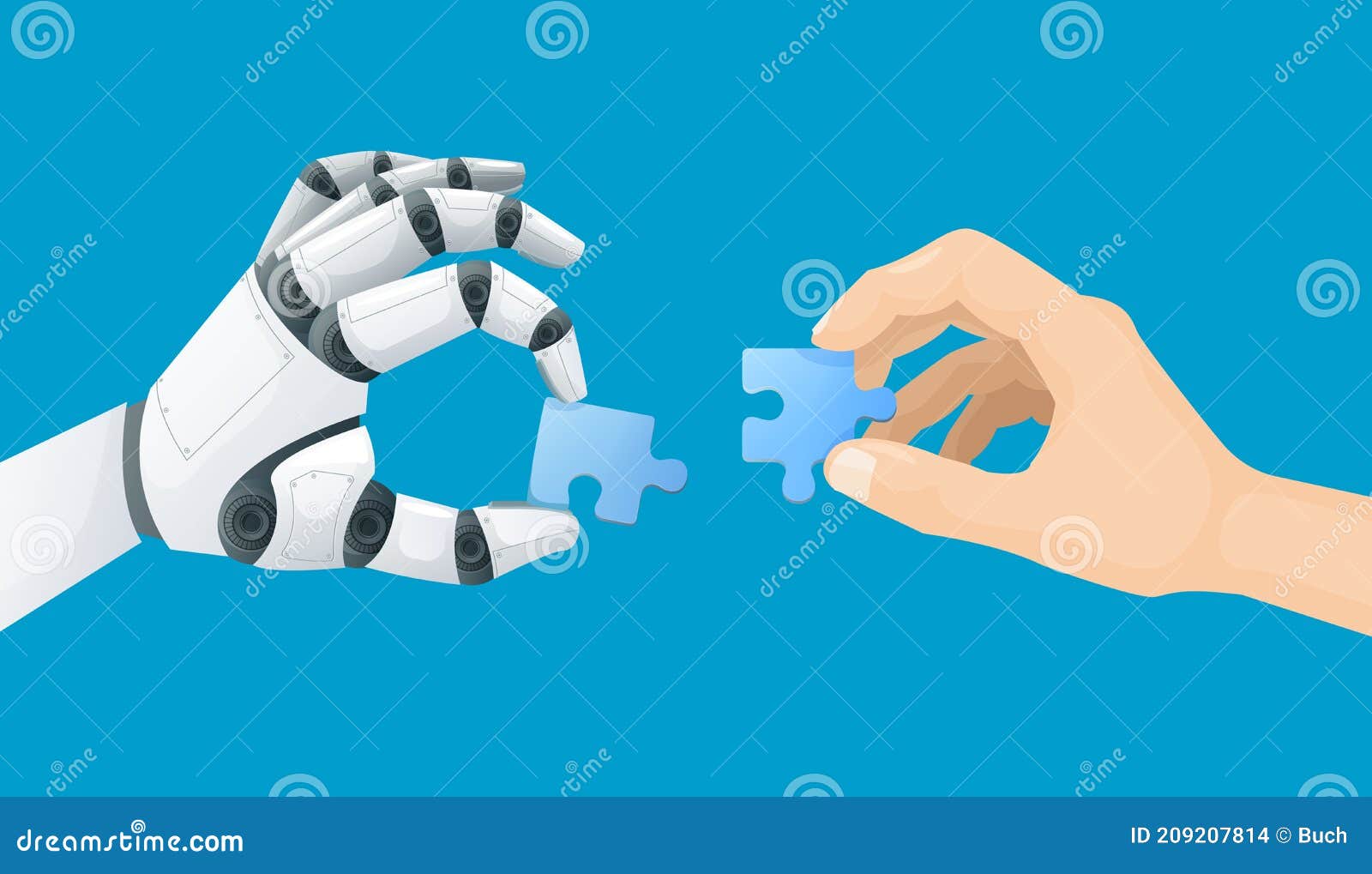 Artificial Intelligence Assistance Vector Concept Stock Vector ...