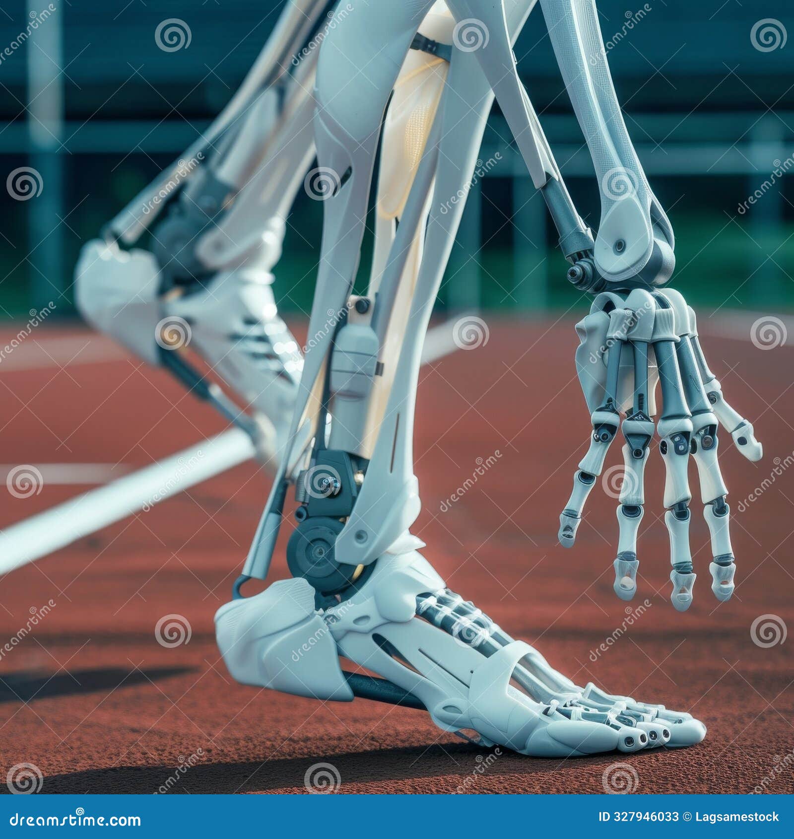 Artificial Intelligence in Athletic Injury Recovery Stock Illustration ...