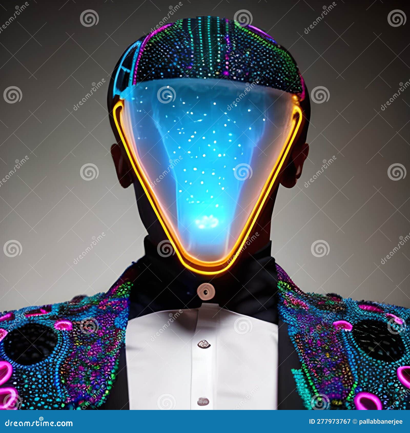 Artificial Intelligence Background, Abstract Art, Cyborg Face, Portrait ...