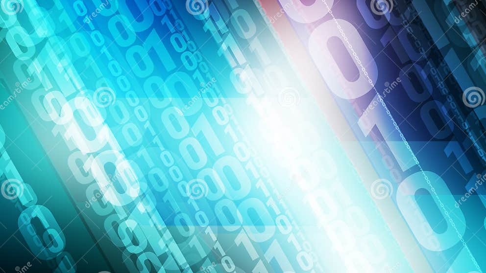 Abstract Binary Rectangles and White Backdrop Exploring Binary Concept in Machine Learning, Ai ...