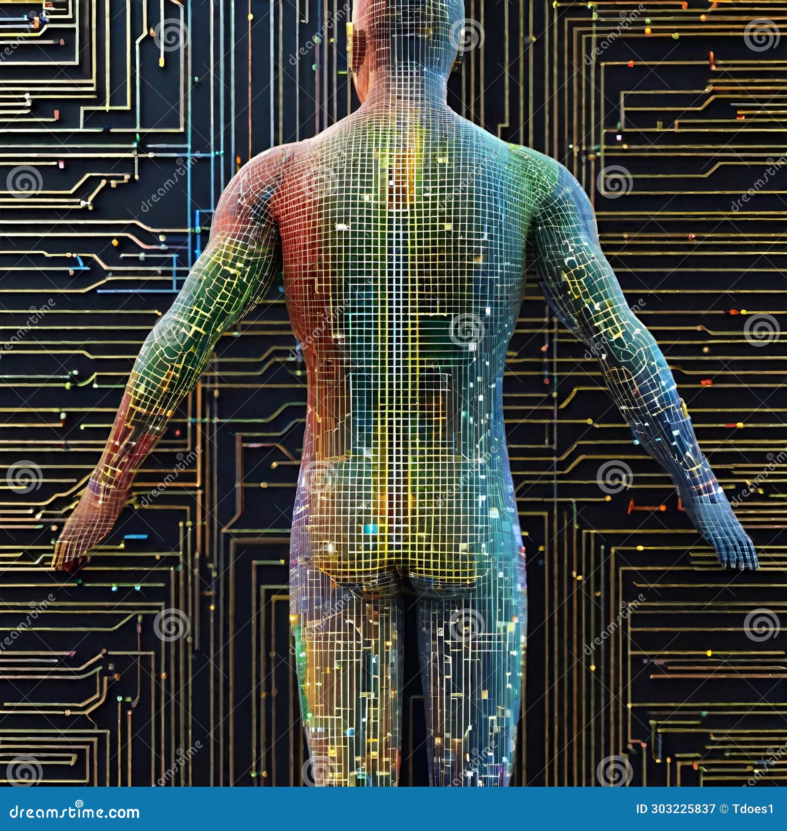 Artificial Intelligence - Body - AI Stock Illustration - Illustration ...