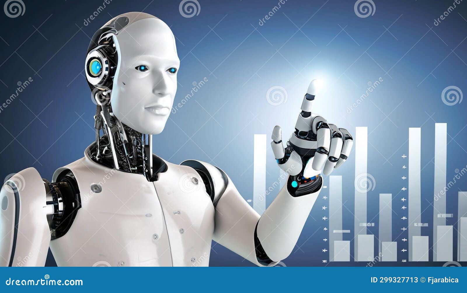 Artificial Intelligence Bot Checks Graphics Stock Illustration ...