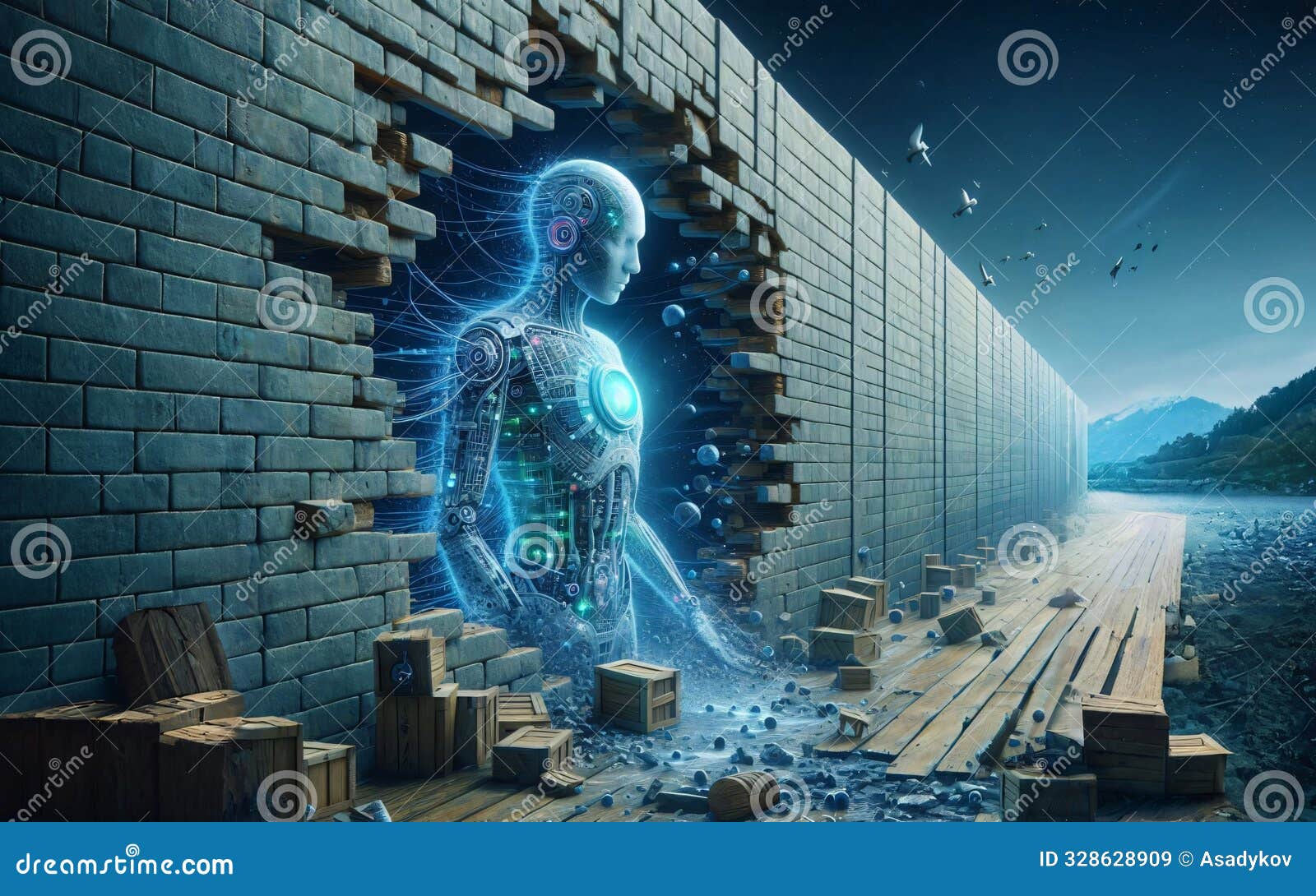 Artificial Intelligence Breaking Wall Law Breakthrough Innovation Power ... Artificial Intelligence Breaking Wall Law Breakthrough Innovation Power ...