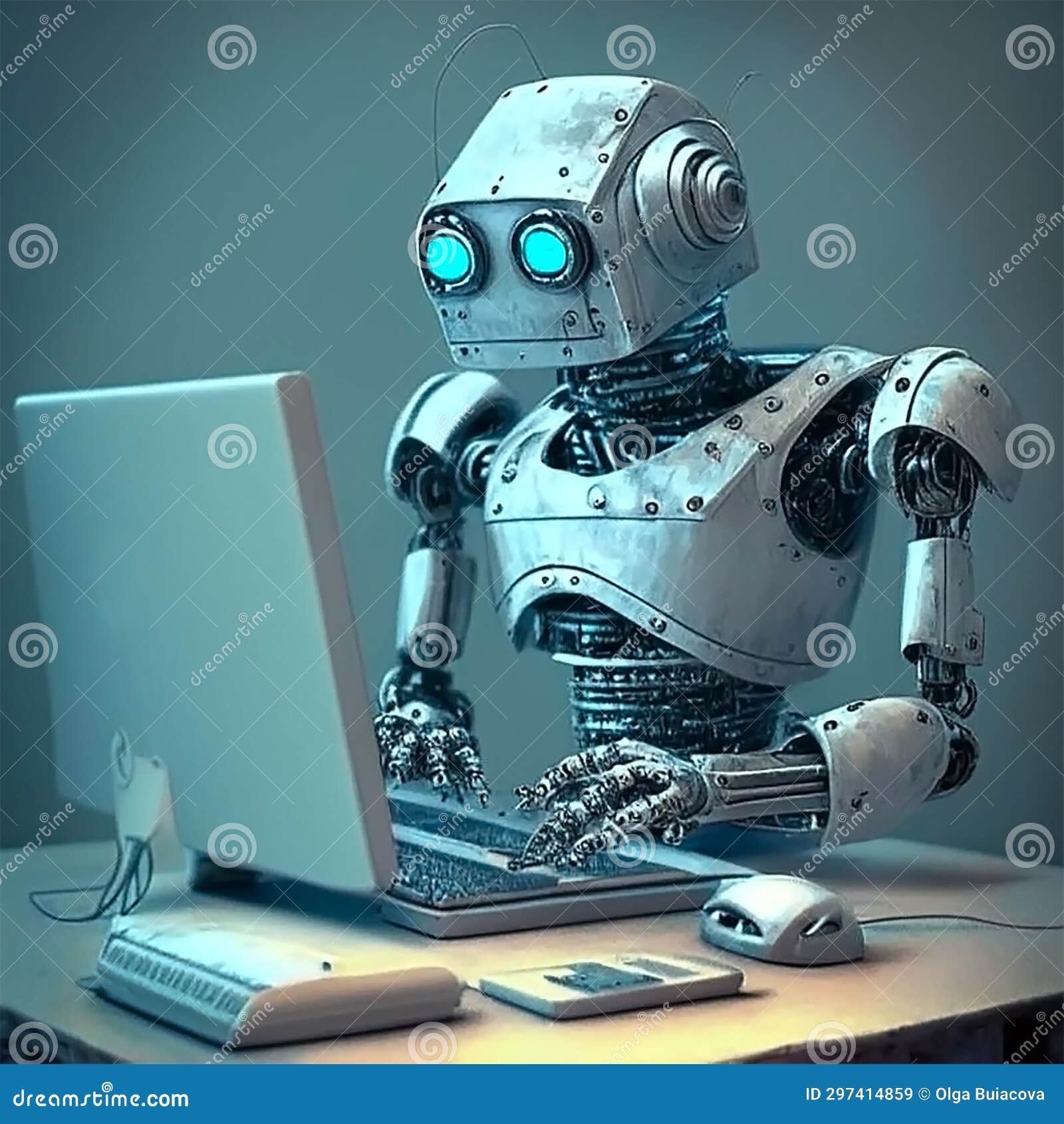 Artificial Intelligence Chat Bot Works and Processes Data from the ...