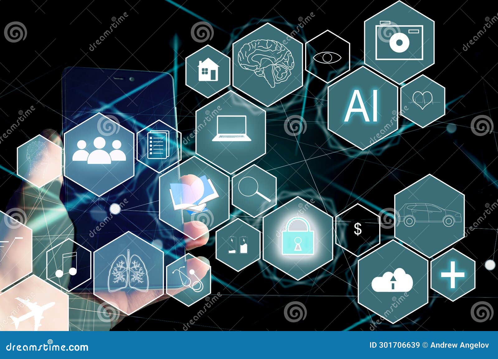 Artificial Intelligence and Communication, Ai Technology Stock ...