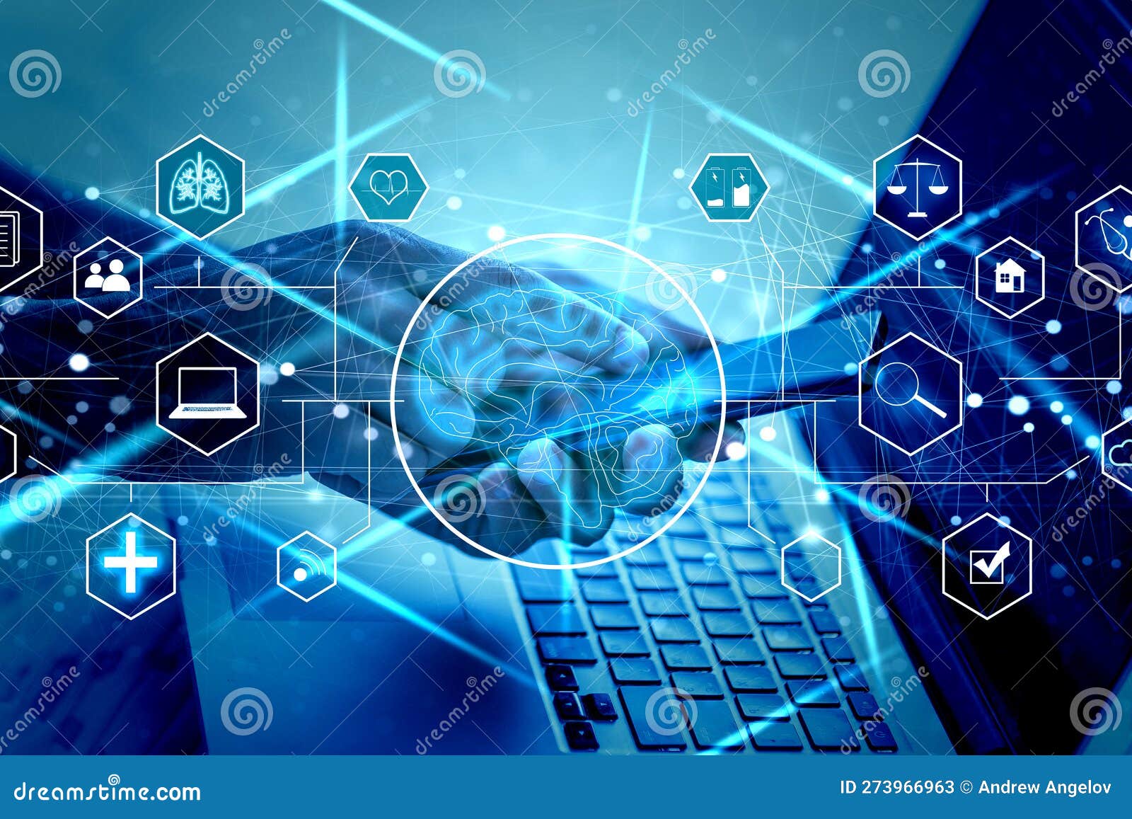 Artificial Intelligence and Communication, Ai Technology Stock Image ...