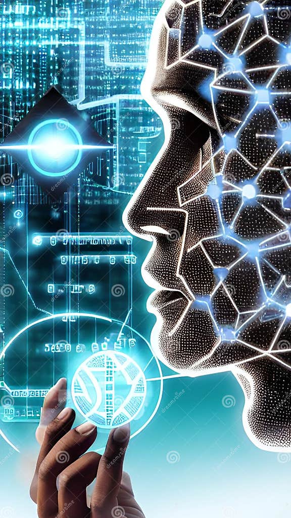 Artificial Intelligence, Communication and Technology Concept ...