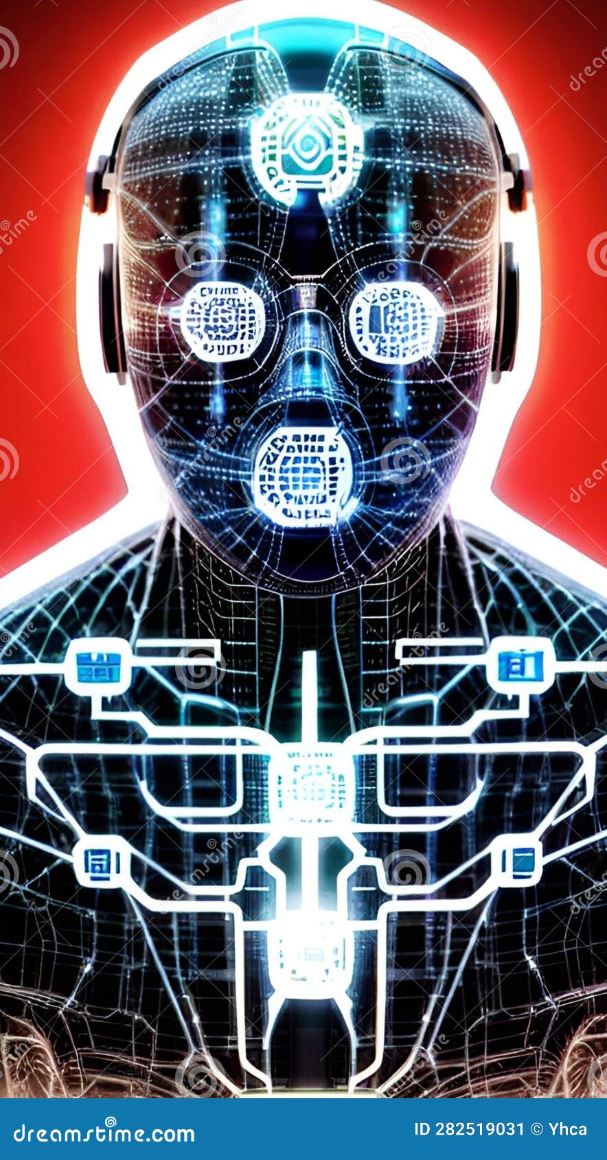 Artificial Intelligence, Communication and Technology Concept ...