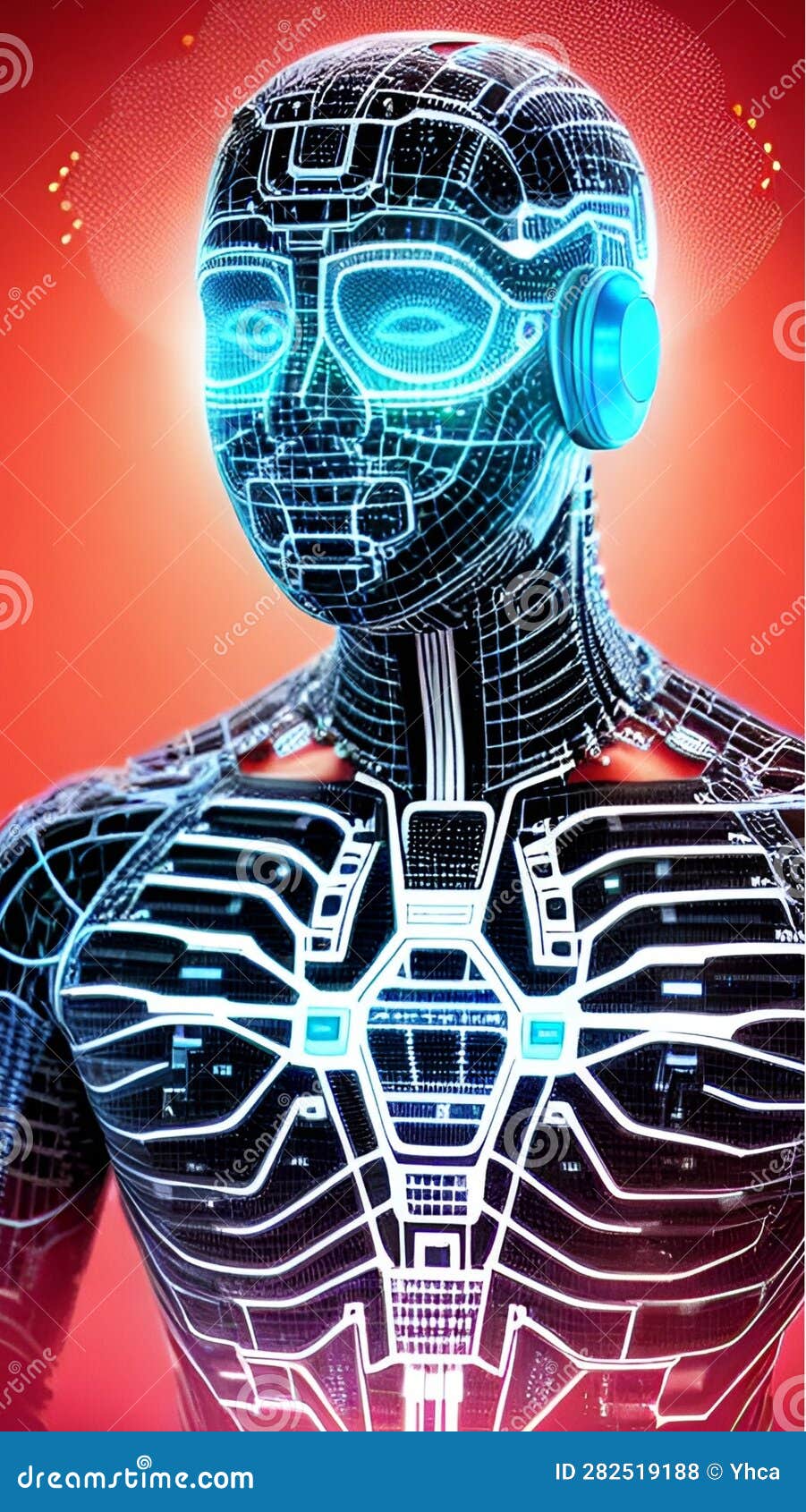 Artificial Intelligence, Communication and Technology Concept ...