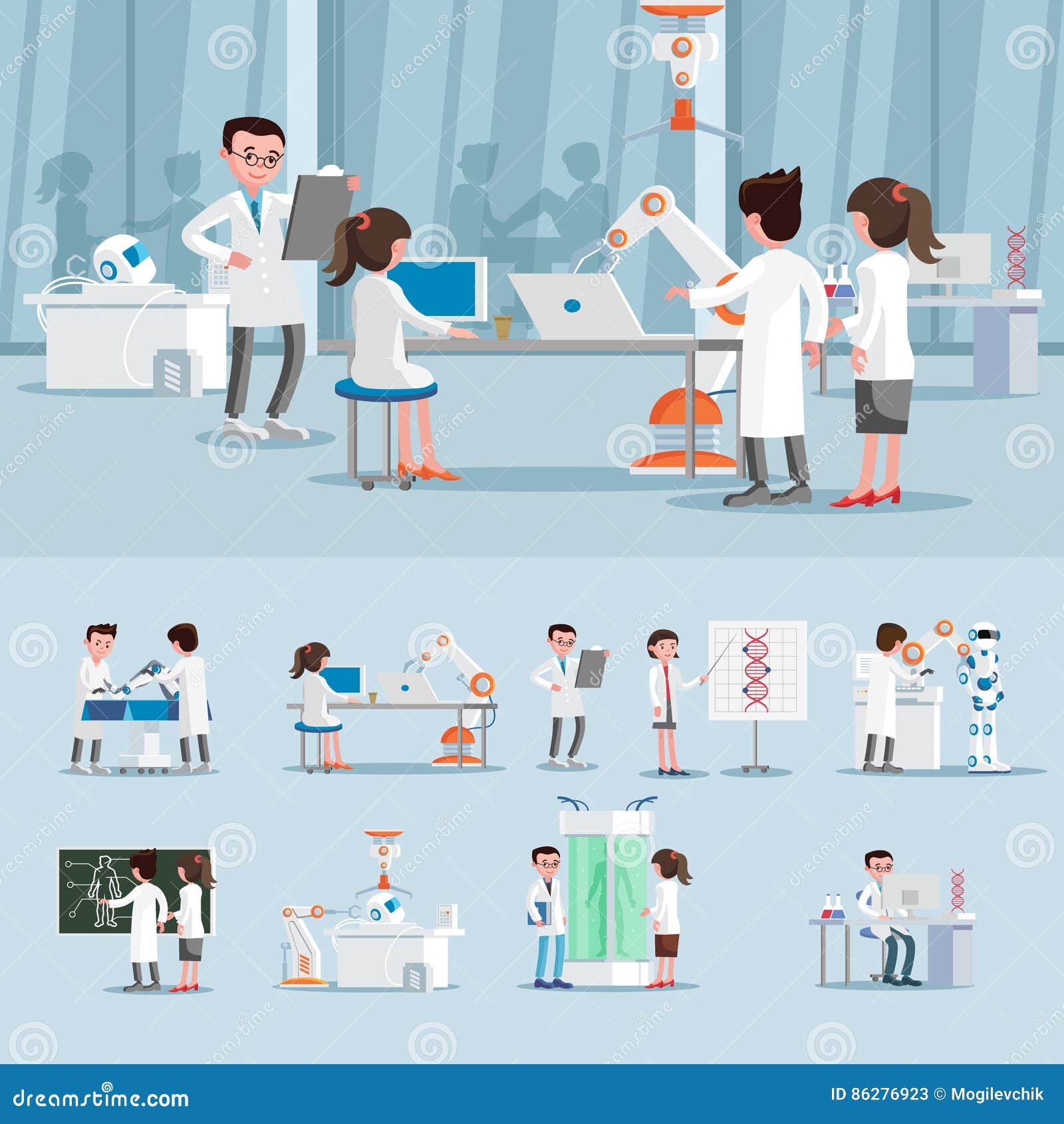 Artificial Intelligence Composition Stock Vector - Illustration of ...