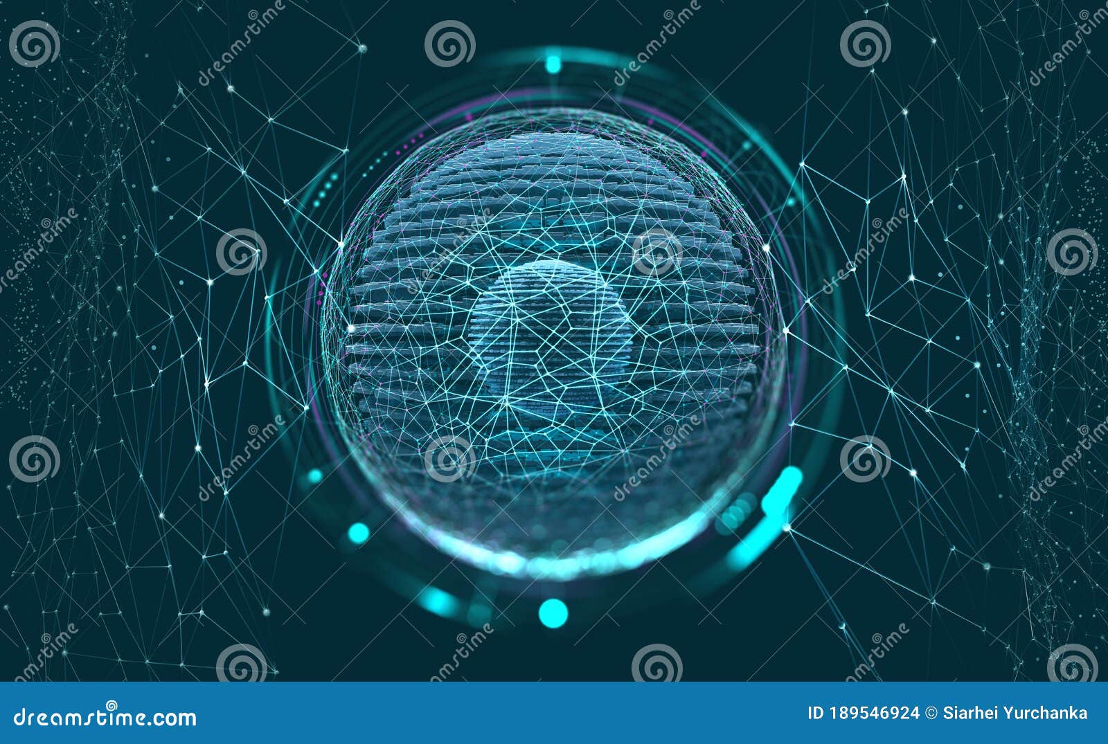 Artificial Intelligence. Computer Mind Stock Illustration ...