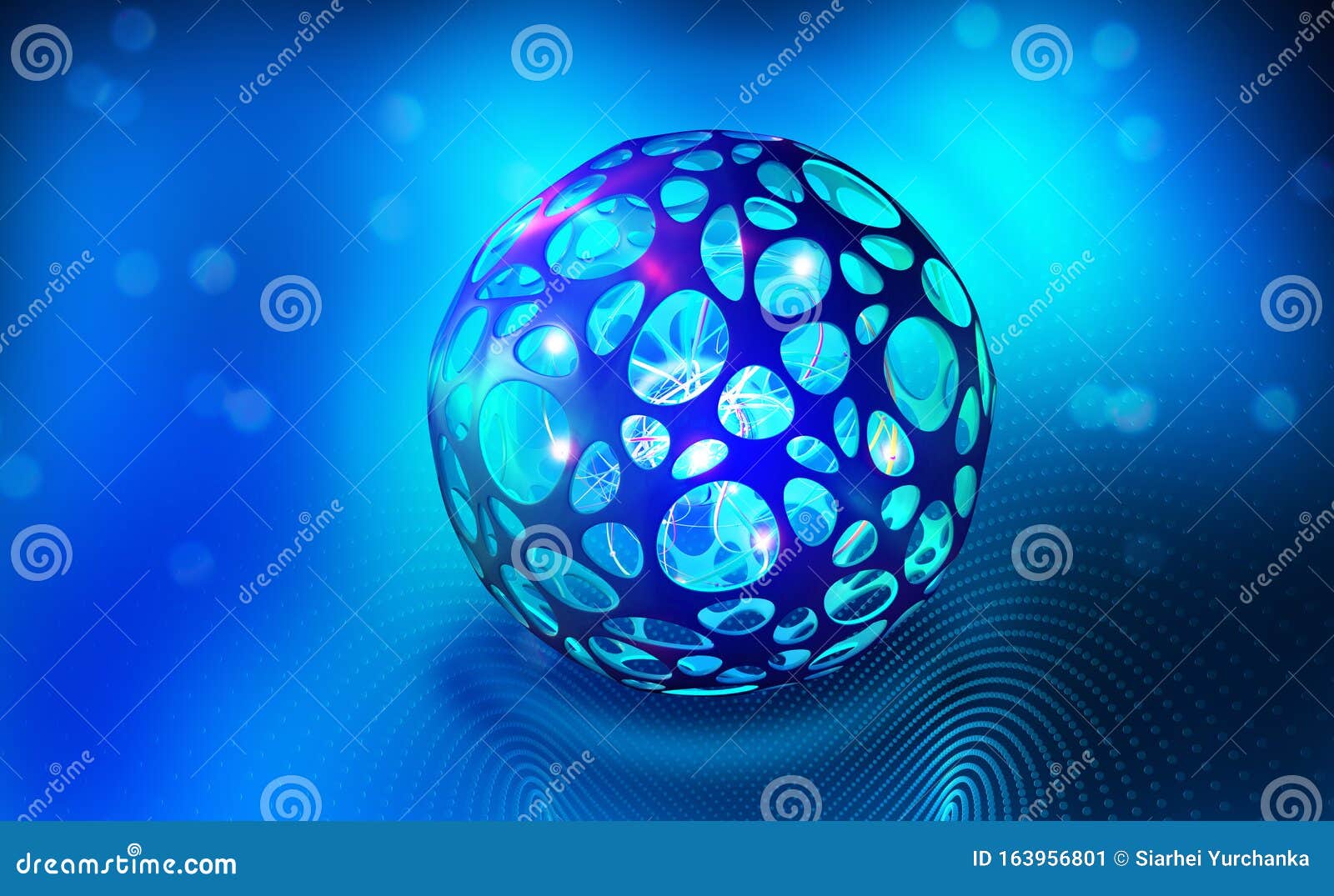 Artificial Quantum Computing And Qubits Royalty-Free Stock Photography ...