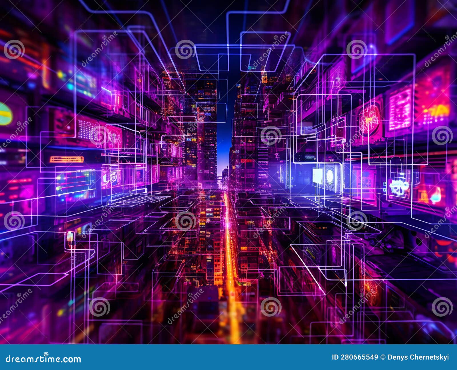 Artificial Intelligence and Computers . AI Generative Stock ...