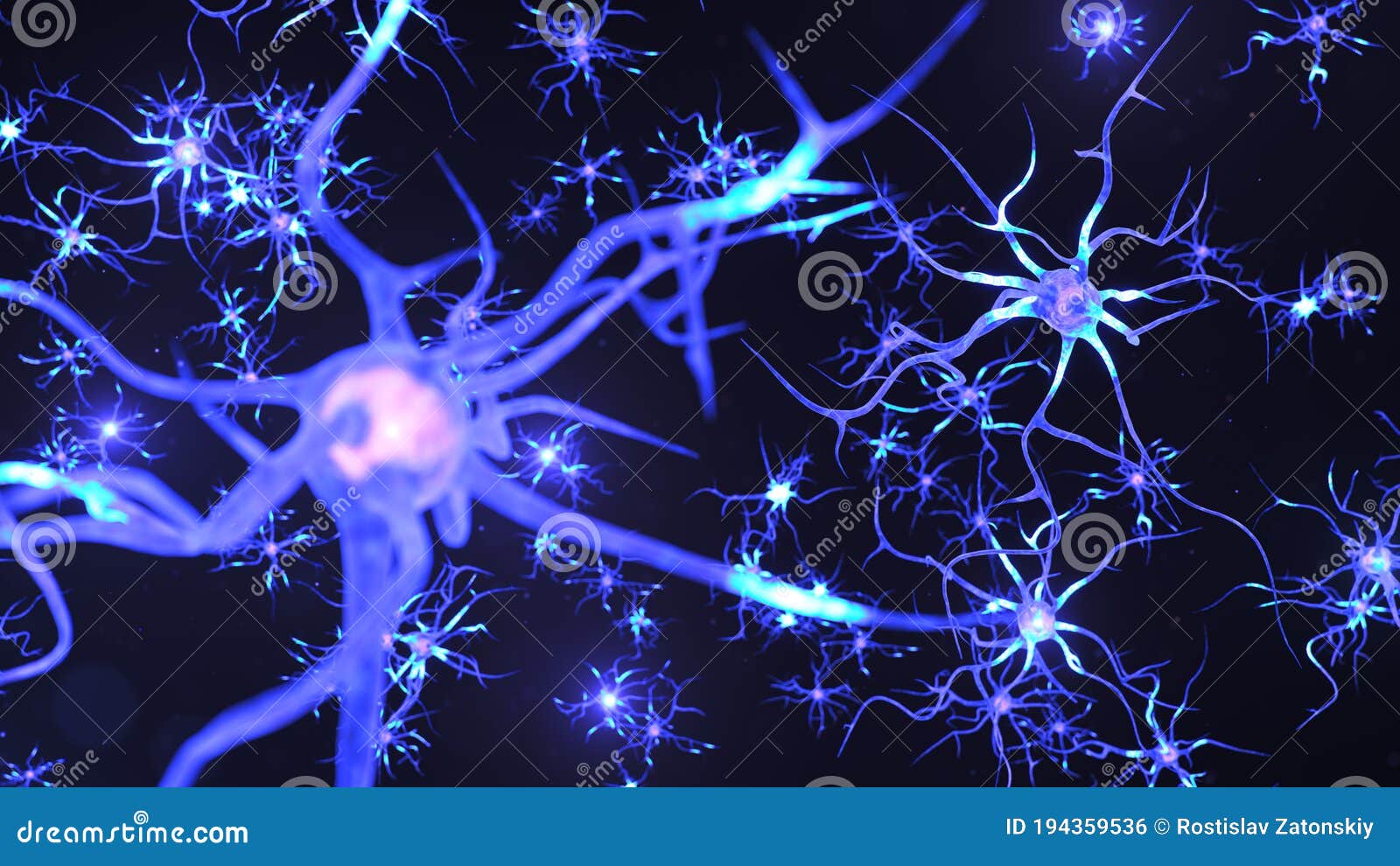 Artificial Intelligence Concept. AI Neuron. Artificial Neural Network ...