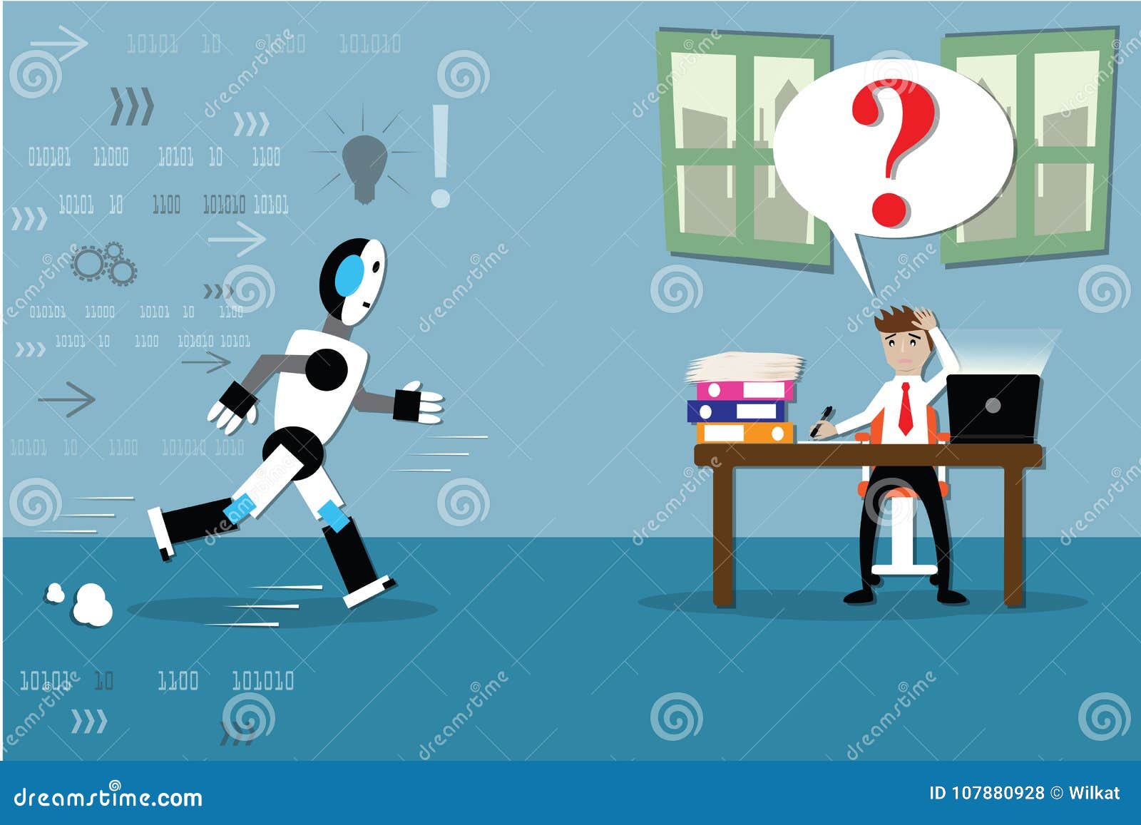 Artificial Intelligence Concept,Assistance Robot,helping Human I Stock ...