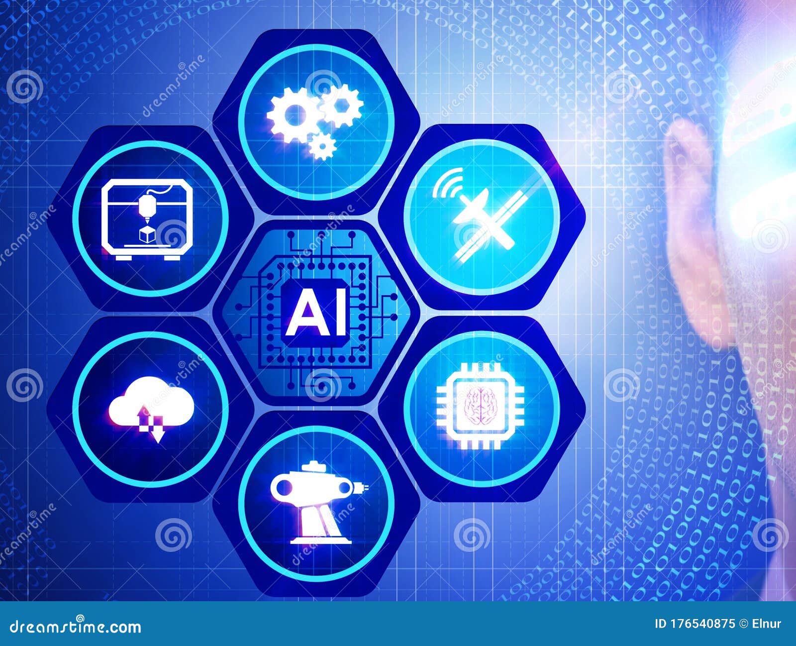 Artificial Intelligence Concept with Businessman Stock Image - Image of ... Artificial Intelligence Concept with Businessman Stock Image - Image of ...