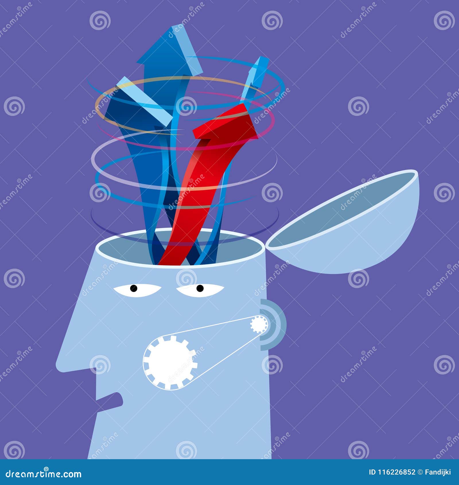 Artificial Intelligence Concept Design, Arrows in the Brain. Stock ... Artificial Intelligence Concept Design, Arrows in the Brain. Stock ...