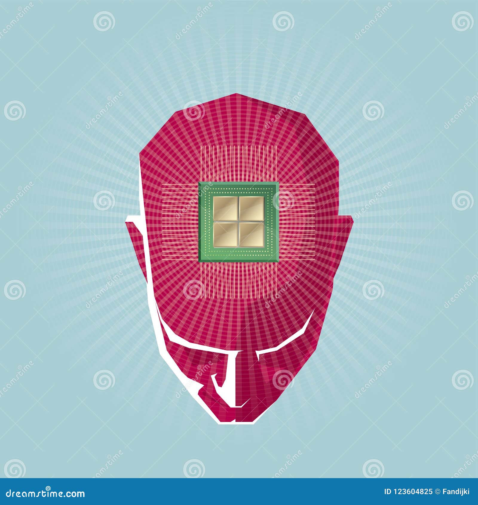 Chip Implantation Isometric Background Cartoon Vector | CartoonDealer ...