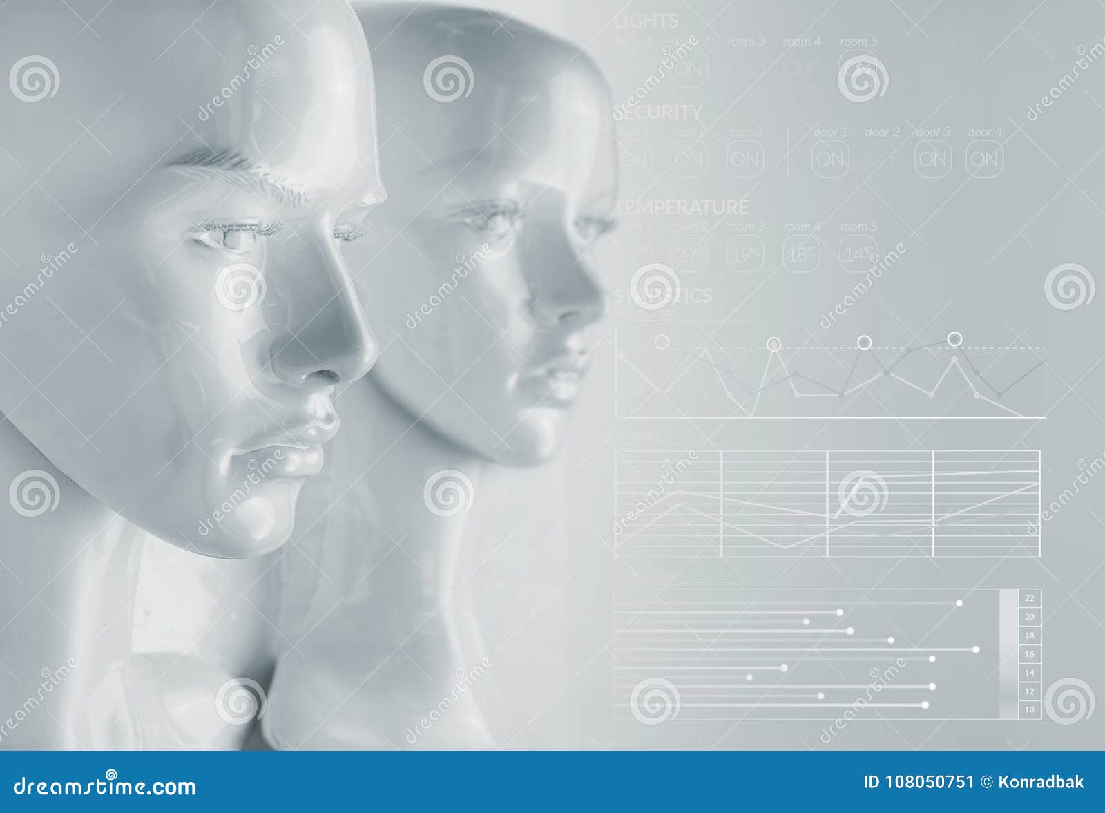 Artificial Intelligence Concept - Diagrams and Graphs Stock Image ...