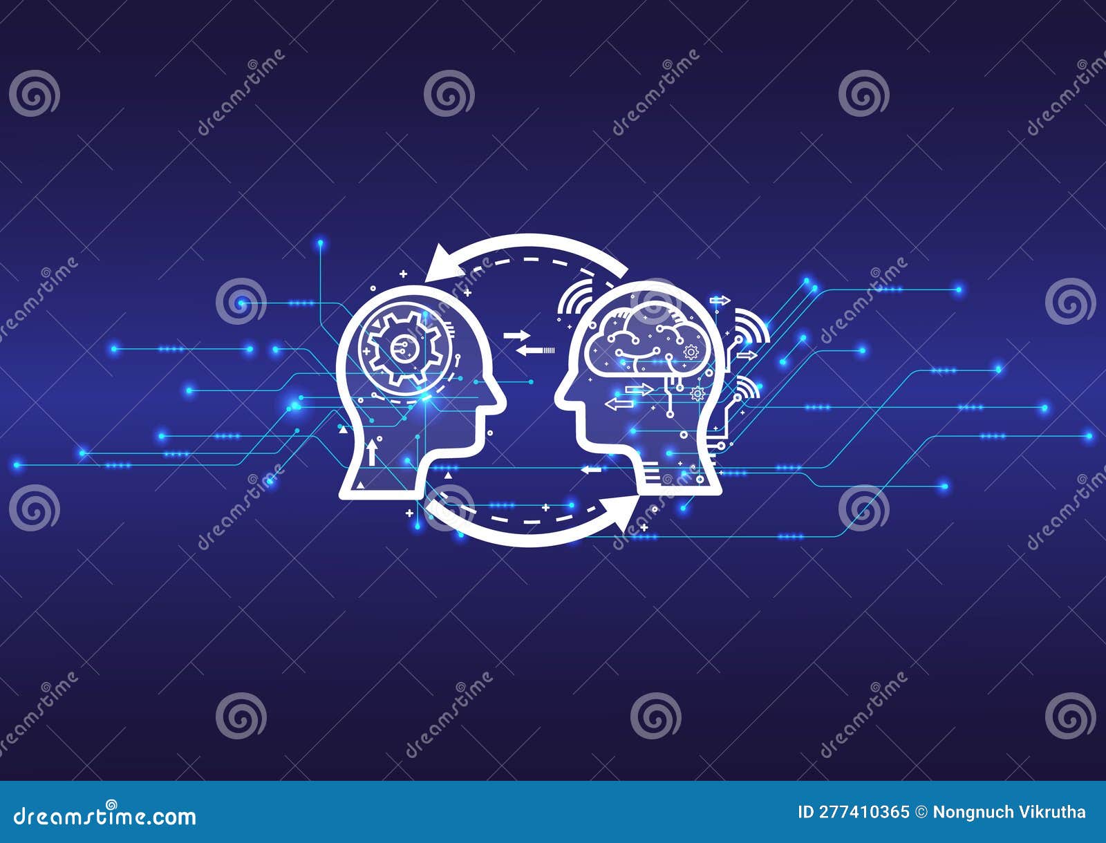 Artificial Intelligence Concept, Artificial Intelligence. Futuristic ...