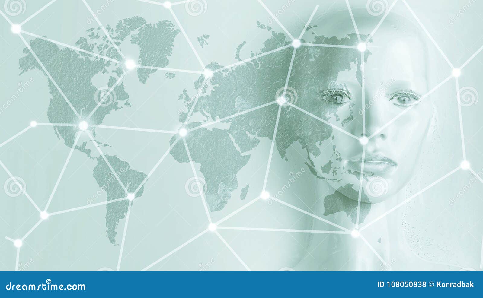 Artificial Intelligence Concept - Internet, Network, Globalization ...