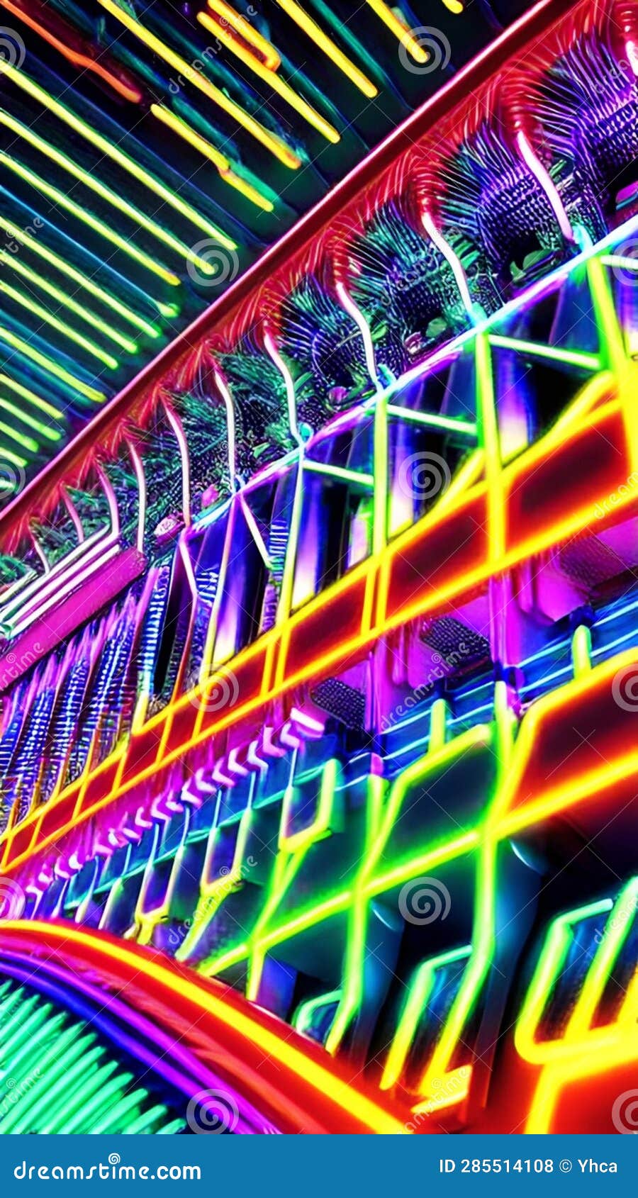 Artificial Intelligence Concept in Neo Colours Illustration AI ...