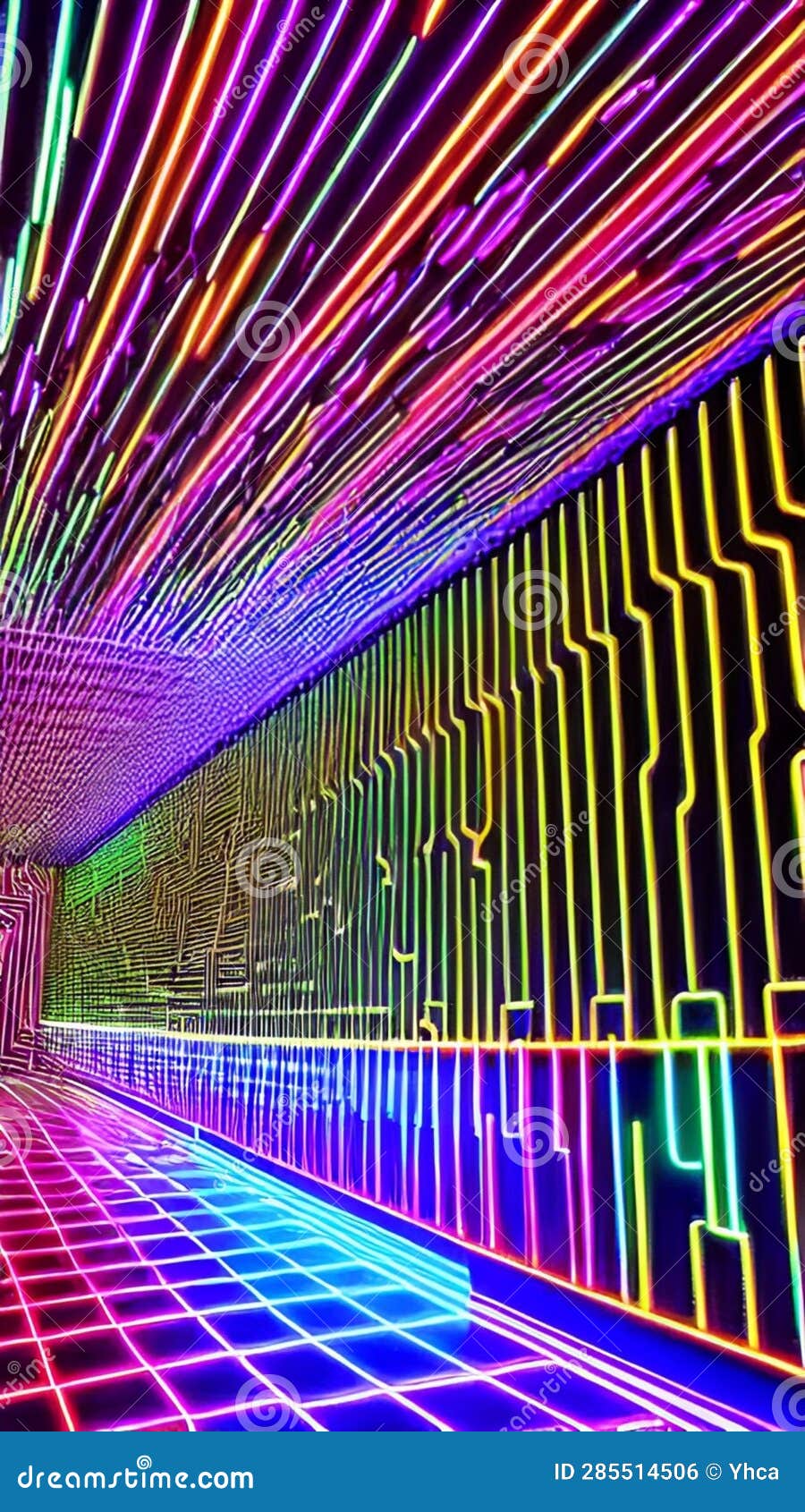 Artificial Intelligence Concept in Neo Colours Illustration AI ...