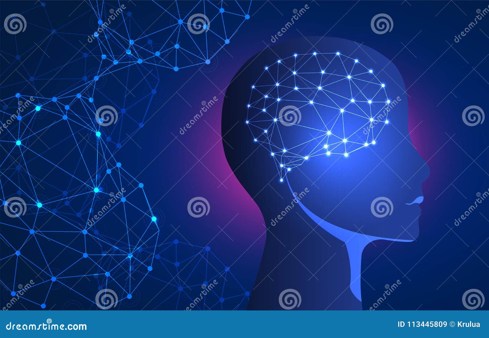 Artificial Intelligence Concept. Technology Background. Stock Vector ...