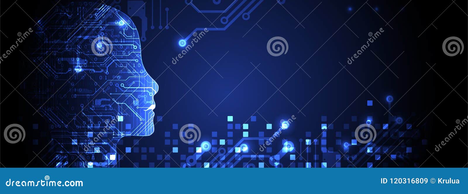 Artificial Intelligence Concept. Technology Background. Stock Vector ...