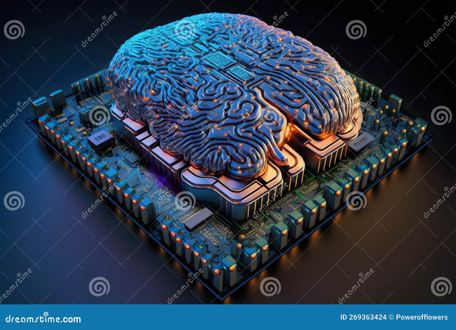 Artificial Intelligence Connections Created with Generative AI ...