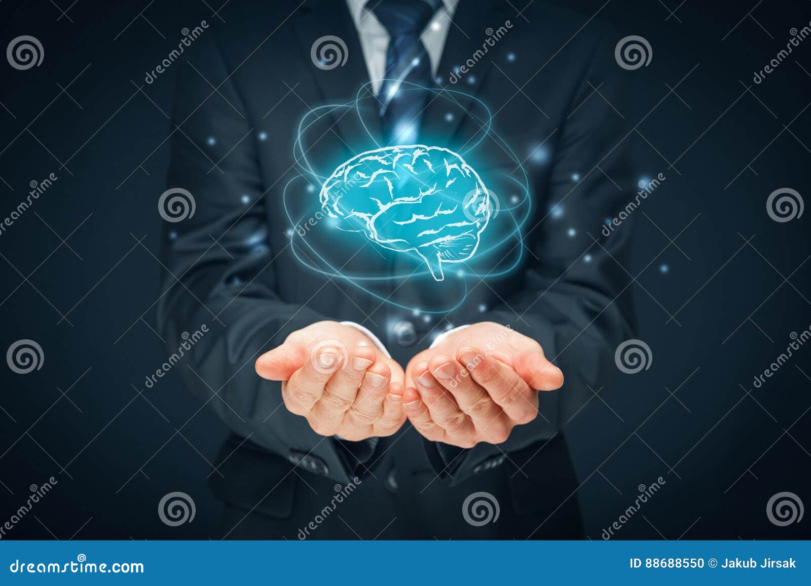 Artificial Intelligence and Creativity Stock Illustration ...