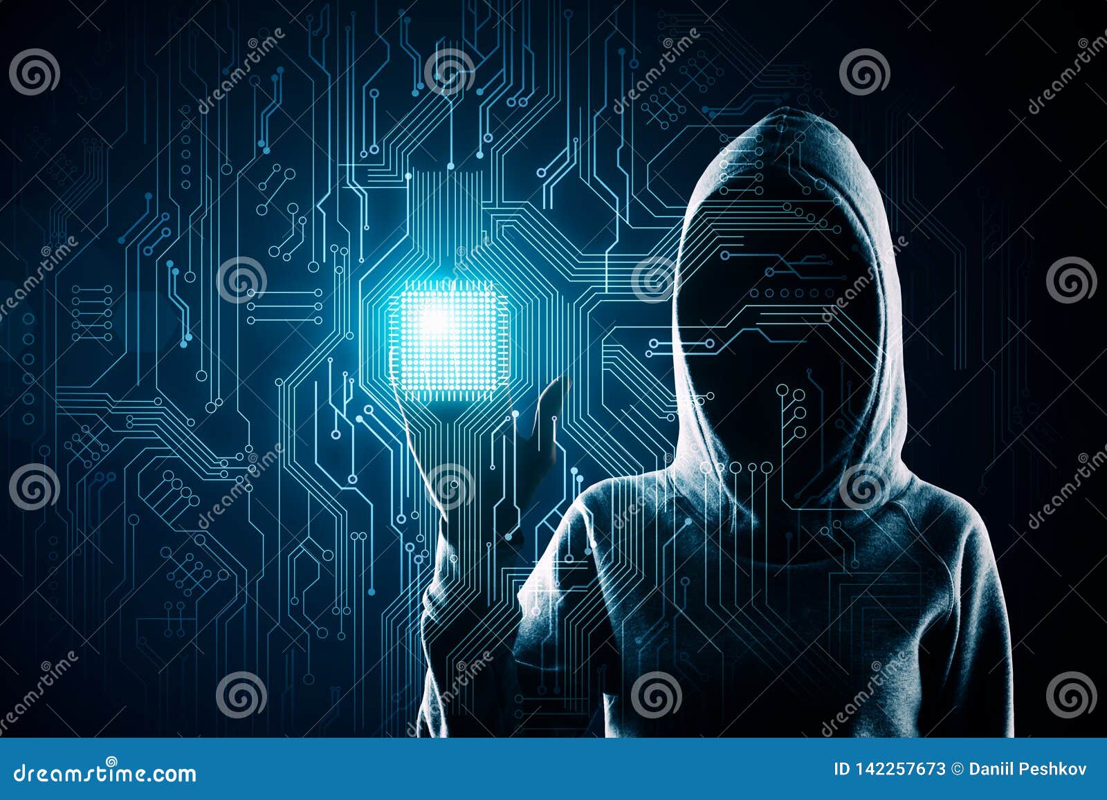 Artificial Intelligence and Criminal Concept Stock Image - Image of ...