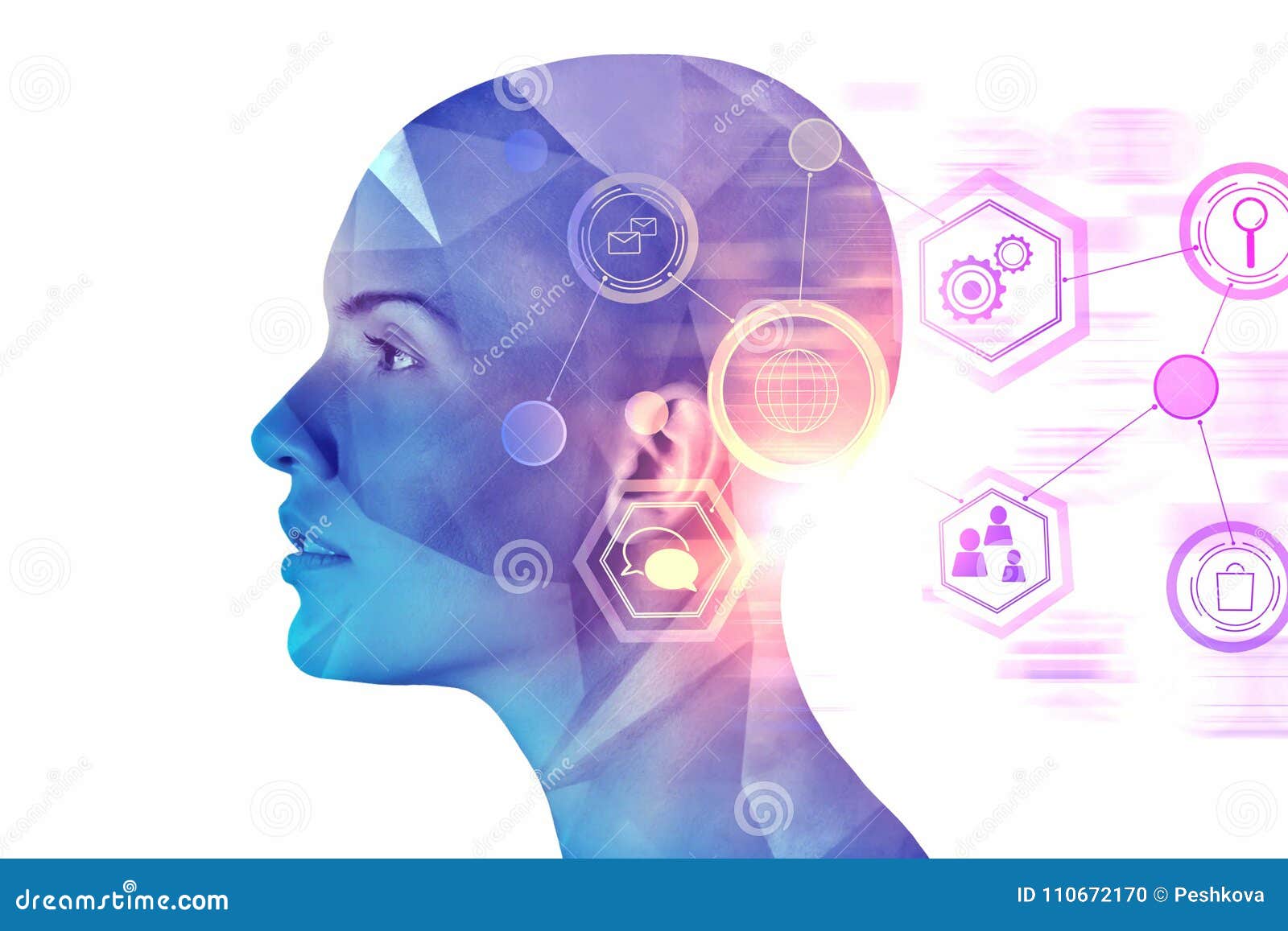 Artificial Intelligence and Cyberspace Concept Stock Photo - Image of ... Artificial Intelligence and Cyberspace Concept Stock Photo - Image of ...