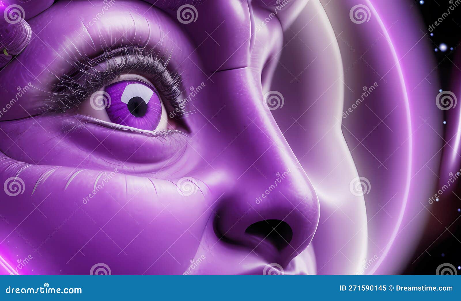 The Head of an Alien Creature Awakens the Concept of Artificial ...