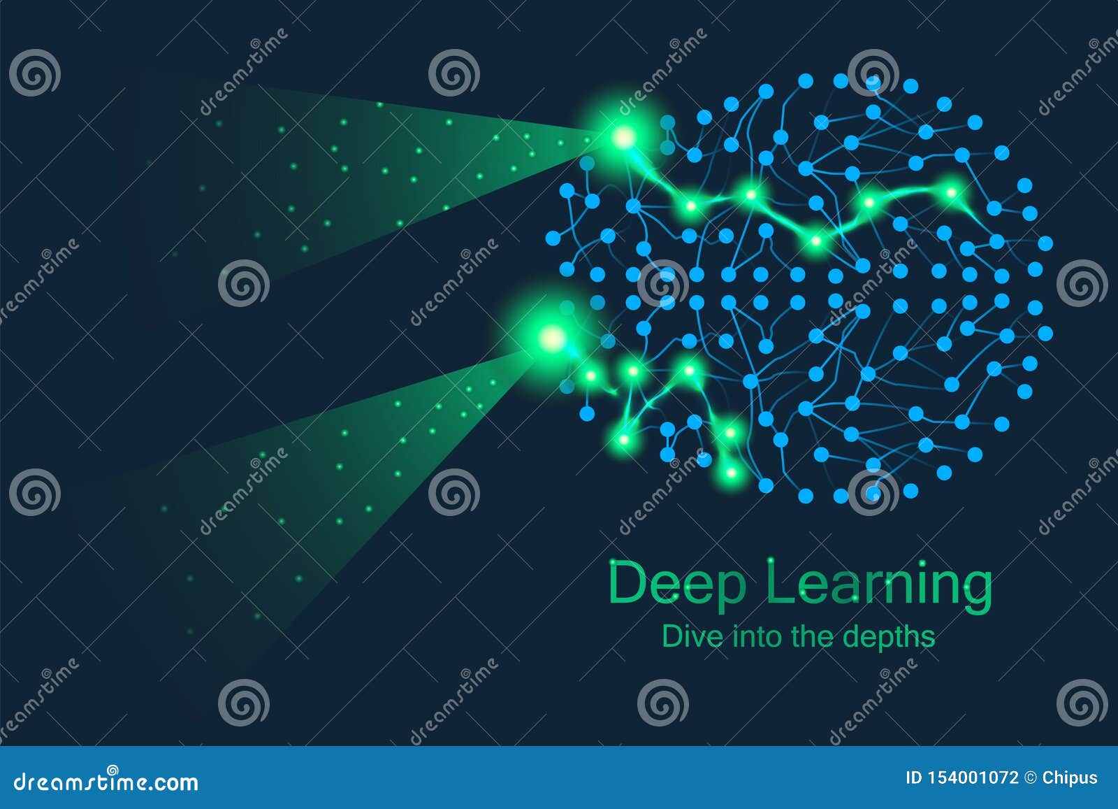 Artificial Intelligence, Deep Learning Design Concept Stock Vector ...