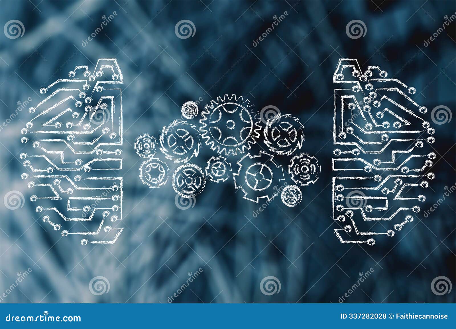 Artificial Intelligence and Deep Learning , Gearwheel Mechanism with ...