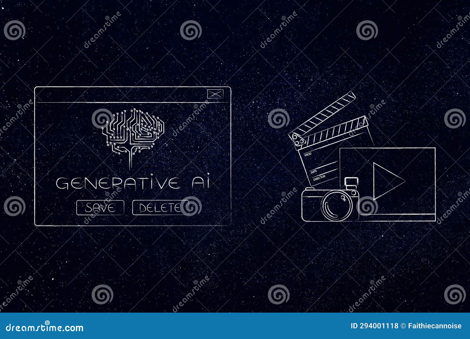 Artificial Intelligence and Deep Learning, Generative AI Pop-up Message ...