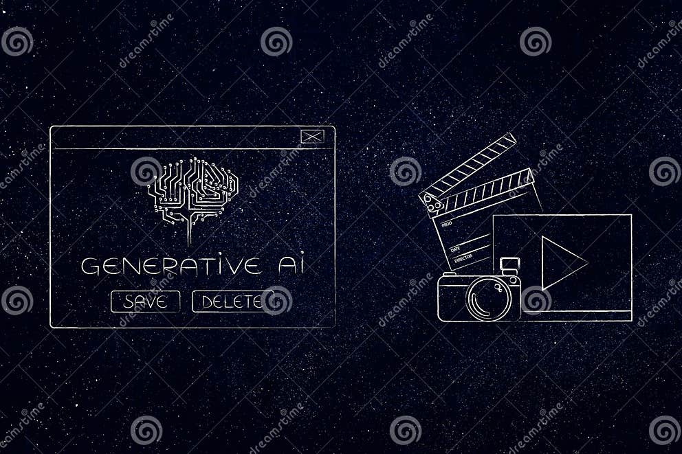 Artificial Intelligence and Deep Learning, Generative AI Pop-up Message ...