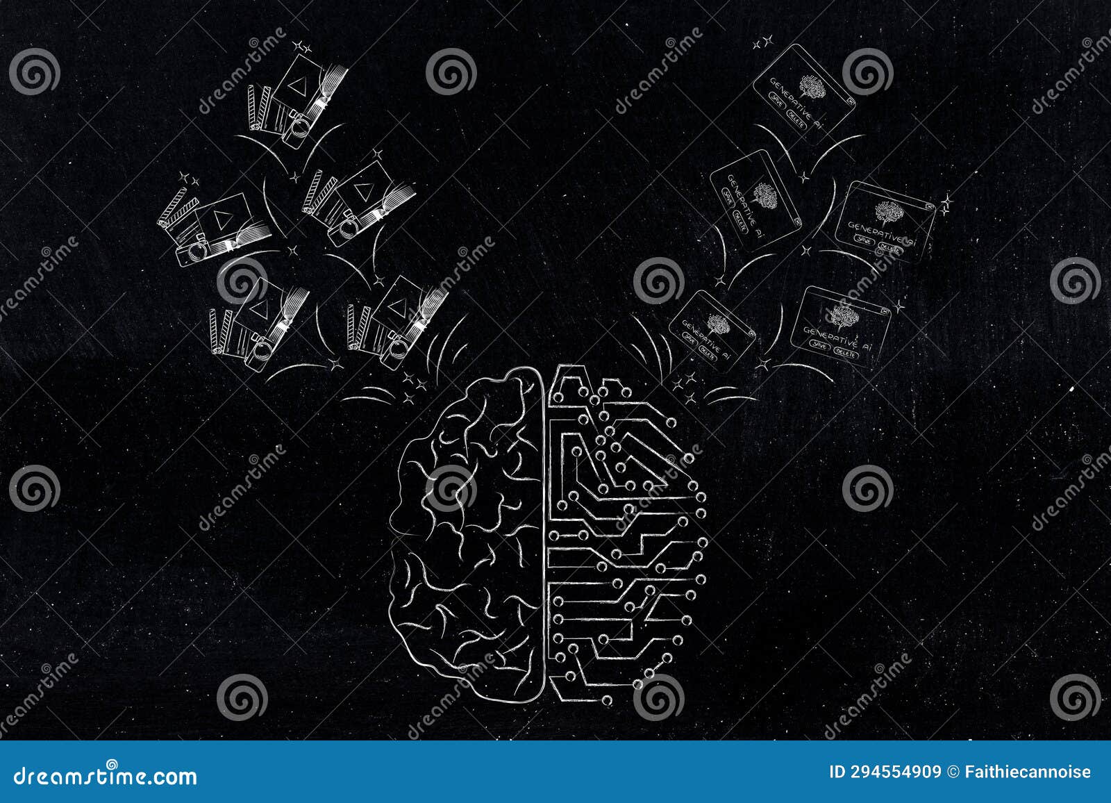 Artificial Intelligence and Deep Learning, Human Brain Creating Videos ...