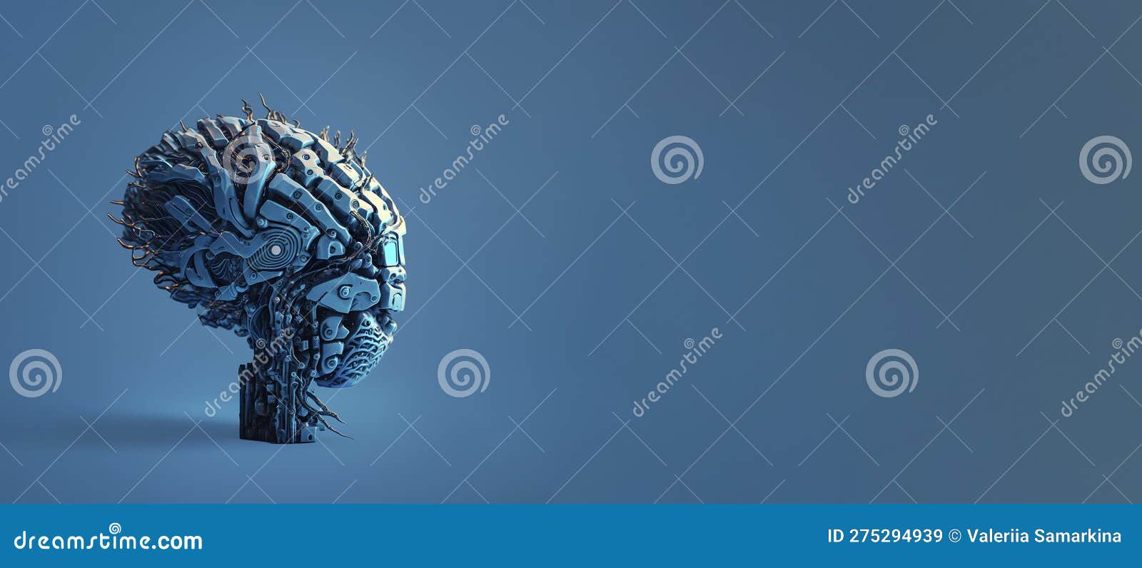 Artificial Intelligence Development Concept. Stock Illustration ...