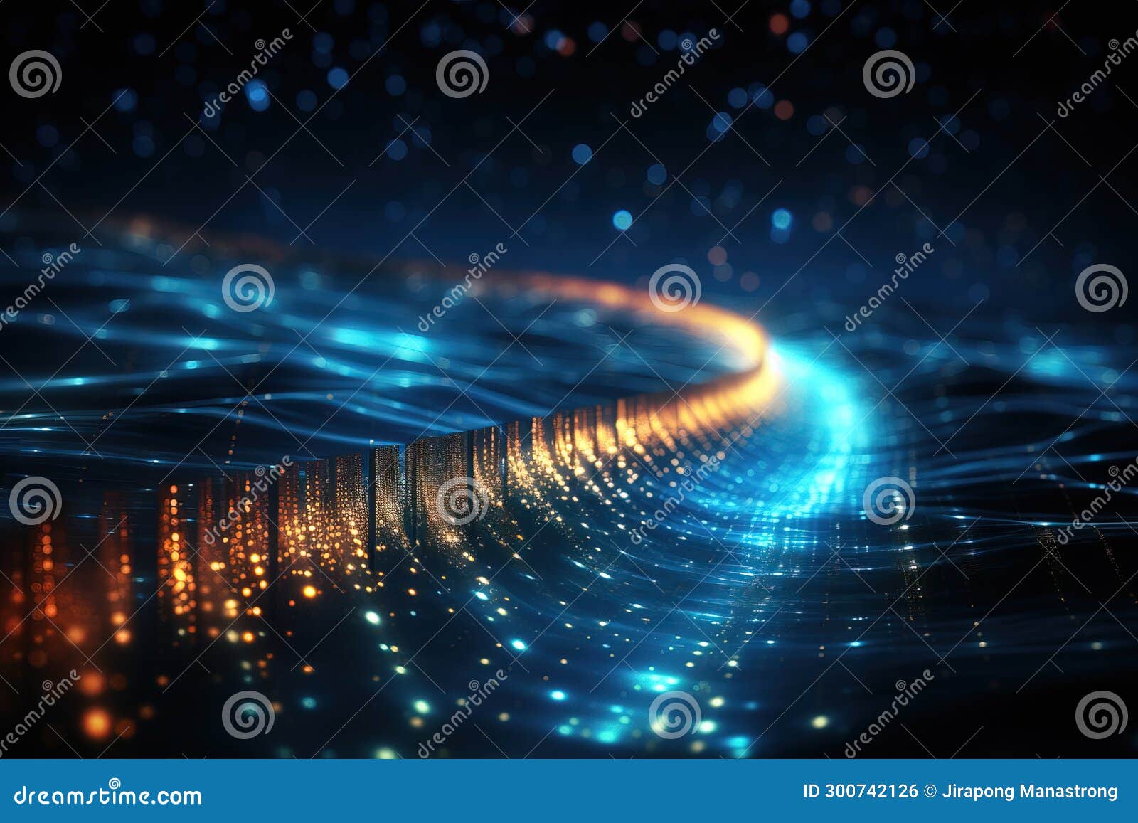 Artificial Intelligence Digital Binary Code Abstract Background Technology Futuristic,generative ...