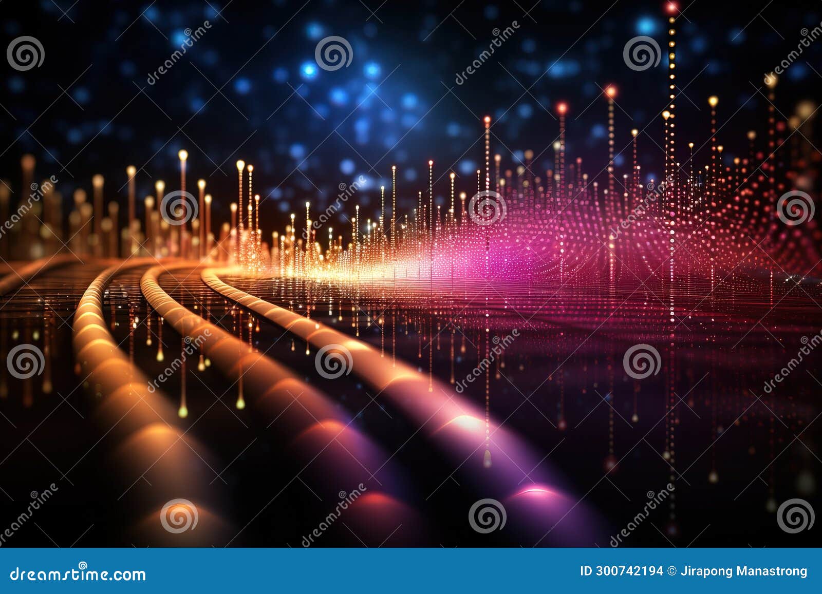 Artificial Intelligence Digital Binary Code Abstract Background Technology Futuristic,generative ...